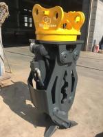 China Excavator Attachment Heavy Duty Hydraulic Rock Grab Suitable For 20T 30T Excavator for sale