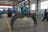 China Excavator Attachment Heavy Duty Hydraulic Rock Grab Suitable For 20T 30T Excavator for sale