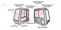 China Cab Glass For Excavators Of Various Brands for sale