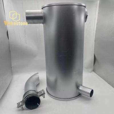 China Excavator Parts Muffler Exhaust Pipe For Carter 307C 307D for sale