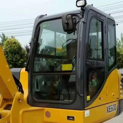 China XCMG XE60D Excavator Cab Tempered Glass | Front/Side/Rear Window Replacement Panel for sale