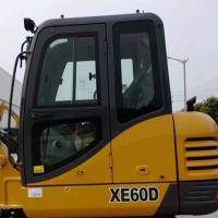 China XCMG XE60D Excavator Cab Tempered Glass | Front/Side/Rear Window Replacement Panel for sale