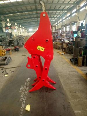 China Wood Steel Stone Hydraulic Rock Grab For Excavators Versatile AppliCATions for sale