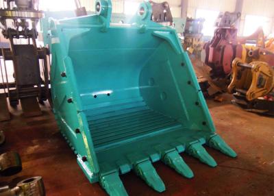China Durable 1.6 CBM Excavator Rock Bucket Kobelco SK350LC Excavator Mud Bucket for sale