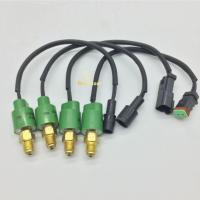China Excavator Pressure Sensor Switch Set V1 V2 Fits CAT 311 312B 313 315 320B 320C 320D Hydraulic Valve for sale