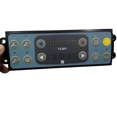 China Excavator Air Conditioner Control Panel Switch Controller For XCMG XE135B XE150 XE200 XE215 Excavator Parts for sale