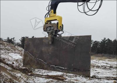 China 270 Degree Hydraulic Vibratory Hammer Pile Driver Attachment For Excavators 20-30 Ton for sale