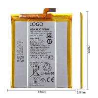 China 2620mAh Huawei Mobile Phone Battery Replacement Huawei Mate S Battery HB436178EBW 2620mAh for sale