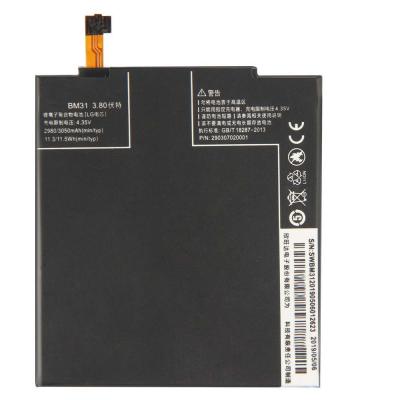 China Authentic Smart Phone Battery Xiaomi Mi 3 BM31 Battery 3050mAh Mobile Phone Batteries Factory for sale