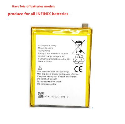 China 100% NEW Original BL-40FX BL 40FX 4000mAh battery For Infinix Zero 4 plus 4+ X602 X574 Mobile phone for sale