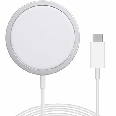 China Factory Wholesale Magnetic 15W Wireless Charger For Apple Fast Wireless Charging Magsafe Charger For Apple 12 Pro Max for sale