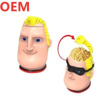China Custom Creative Cartoon Popcorn Bucket OEM Design 3d Plastic Popcorn Bucket Container for sale