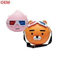 China OEM Custom New Style 3D Cute Cartoon Plastic Popcorn Bucket for sale