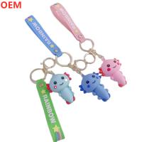 China Custom 3d Plastic Cute Cartoon Keychains OEM Factory Design Cartoon Plastic Keychains for sale