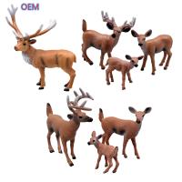 China Custom Plastic PVC Wild Animal Figures Toys For Toddlers OEM Design for sale