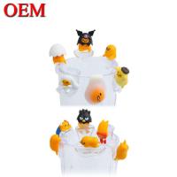 China Custom making Plastic Shape 3D Cartoon Pikachu Figure Straw cup for sale