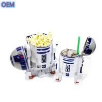 China Factory Custom Reusable Plastic Popcorn Container Bucket OEM Design 3d Popcorn Bucket for sale