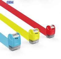 China Custom Office ID Guard Pre-Inked Roller Stamp OEM Design Identity Theft Protection Roller Stamp for sale