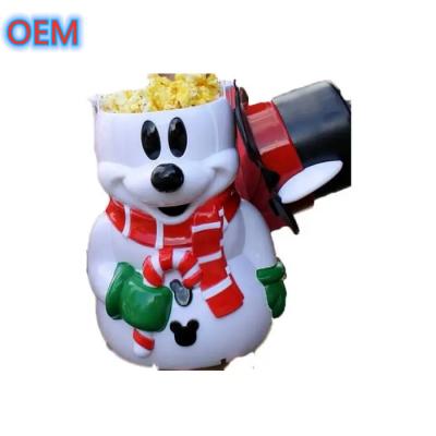 China Cartoon Popcorn Bucket Customization, OEM Design High Quality Plastic Popcorn Bucket for sale