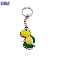 China Custom Soft PVC Plastic Keychain, OEM Customize Cartoon Animal Soft Keychain for sale
