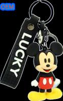 China Cartoon Keychain Customization For Kids OEM Design 3d PVC Plastic Keychain for sale