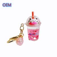 China Custom 3d PVC Plastic Animal Anime Keychain OEM Design Cute Plastic Keychain for sale