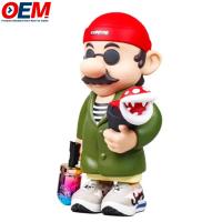 China OEM factory custom making 3d printing soft plastic figure custom vinyl toy for sale