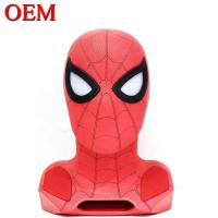 China Custom Made Movie Star  Spiderman Plastic Popcorn Container Bucket with Lid for sale