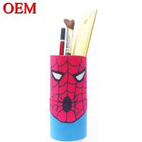 China Custom Made Movie Star  Spiderman Plastic Popcorn Container Bucket with Lid for sale