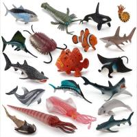 China OEM factory custom Simulation Sea Life Animals Model Kit Action Figures Miniature Education for sale