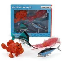 China OEM factory custom Simulation Sea Life Animals Model Kit Action Figures Miniature Education for sale