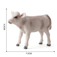 China Custom Zoo Farm Fun Toys Model Cow Action Figure Simulated Animal Figurine Plastic Models for sale