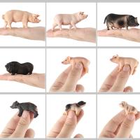 China Custom Simulation Animals Model Toys Sets Pig Plastic Action Figures Educational Toys for sale