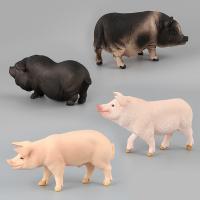 China Custom Simulation Animals Model Toys Sets Pig Plastic Action Figures Educational Toys for sale