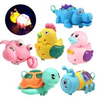 China Custom Cute Animal Pull Strings LED Lighting Model Kids Development Toy for sale