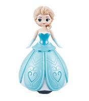 China Custom Dancing Princess Universal Spinning Cool Light Music Aisha plastic Toy figure for sale