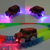 China Custom LED Light Up Cars Toys With Flashing Lights Fancy DIY Toy Cars Kid for sale