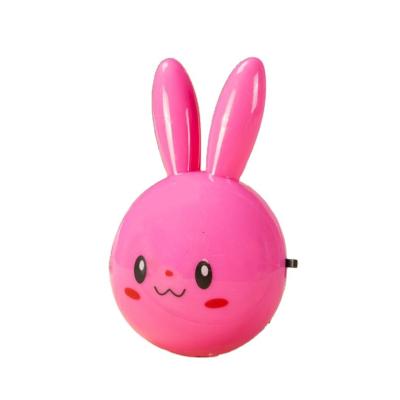 China Toy manufacturer custom LED Rabbit Night Lamp Switch ON/OFF Wall Light Bedside Lamp for sale