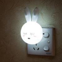 China Toy manufacturer custom LED Rabbit Night Lamp Switch ON/OFF Wall Light Bedside Lamp for sale