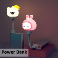 China FACTORY custom Toy Lamp PVC Vinyl LED Light Up Toys Cute Cartoon USB Night Lights for sale