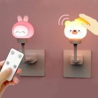 China FACTORY custom Toy Lamp PVC Vinyl LED Light Up Toys Cute Cartoon USB Night Lights for sale
