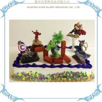 China Customized Spider Man Birthday Cake Topper Plastic Toy for sale