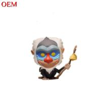 China 3D Cartoon Pop Lion Statue Animated Plastic Animal Model Toy for sale