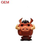 China 3D Cartoon Pop Lion Statue Animated Plastic Animal Model Toy for sale