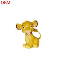 China 3D Cartoon Pop Lion Statue Animated Plastic Animal Model Toy for sale