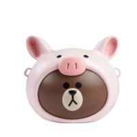 China Custom Hight Quality Cute Plastic 3D  Figure Toy Popcorn Bucket for Christmas for sale