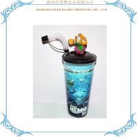 China OEM 3D Collectible Designer Toy Custom Your Own Plastic Cup 3D Cartoon Drink Cup for sale