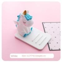 China Cartoon Silicone Lazy Mobile Phone Holder Unicorn Car Desktop Multi-function Adjustable Bracket Non-slip Stand for sale