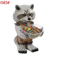 China Manufacturer OEM Custom Venom Lethal Protector Candy Bowl Holder Cartoon figure for sale