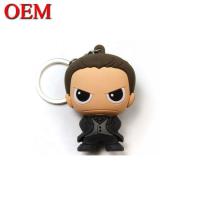 China OEM Logo Soft PVC 3D Keychain Custom Animal Keychain Figure own design Key Chains for sale
